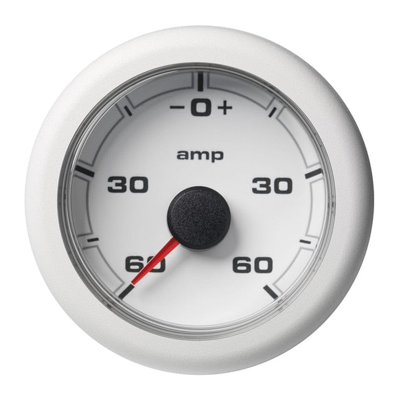 2-1/16" OceanLink Battery Current Gauge -White Dial-Bezel ...