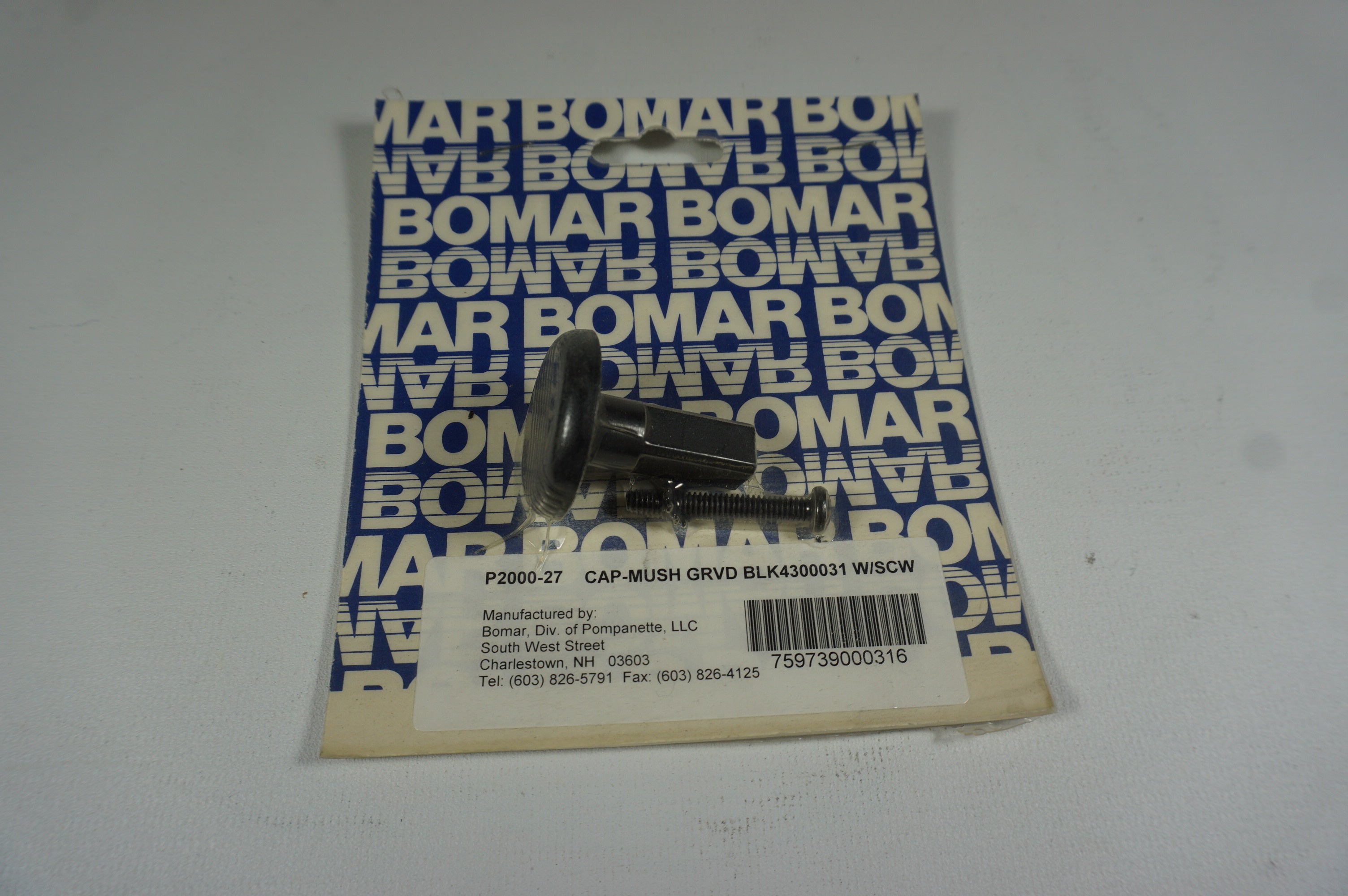BOMAR P2000-27 MUSHROOM CAP – MARINESURPLUS.COM