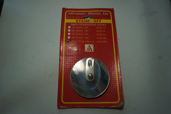 Adventure Marine Stainless Steel Dinghy Mount Stand-Off Pad - 8000-pa ...