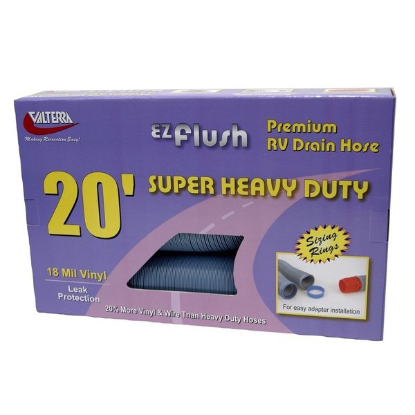 EZ FLUSH SUPER HD DRAIN HOSE, 20FT, SLATE BLUE, BOXED – MARINESURPLUS.COM